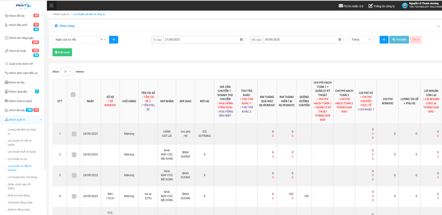 PMVT - Bước đầu Chuyển đổi Số Cho Doanh Nghiệp Vận Tải