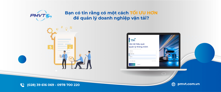 PMVT - Bước đầu Chuyển đổi Số Cho Doanh Nghiệp Vận Tải